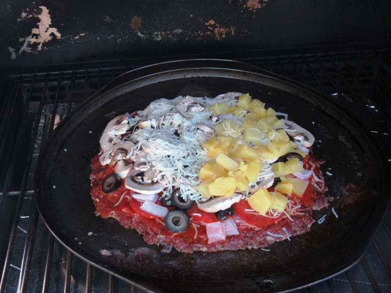 Smoked Low Carb Meatza Pie - Smokin' Pete's BBQ