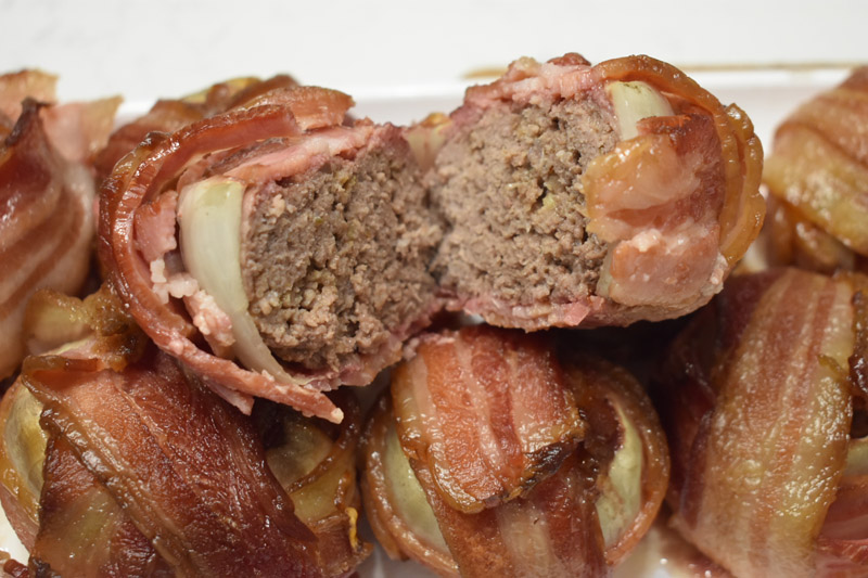 Bacon Wrapped Onion Grenades - Smokin' Pete's BBQ