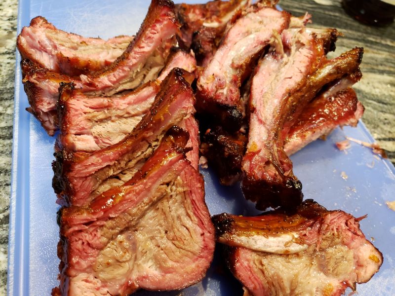 Smoked Rack Of Ribs Smokin Pete s BBQ